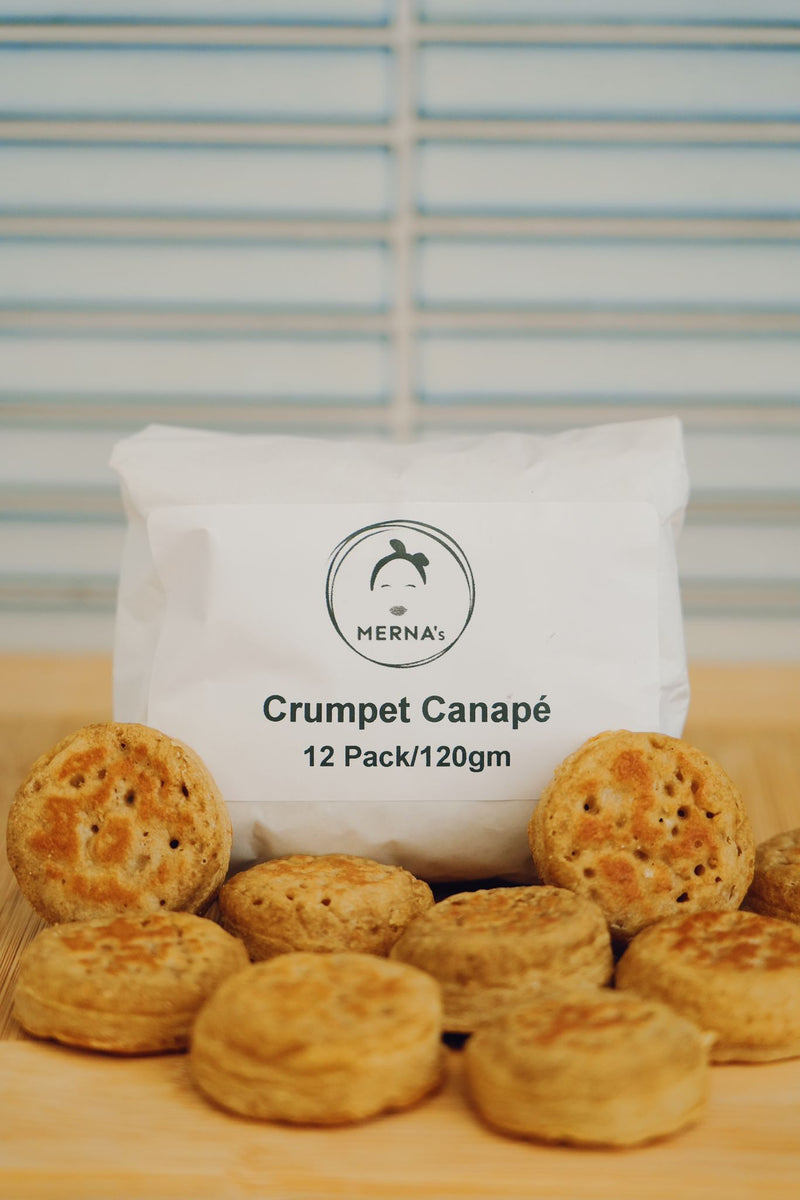 Canapé Crumpets (12-Pack) by Merna – Crumpets by Merna