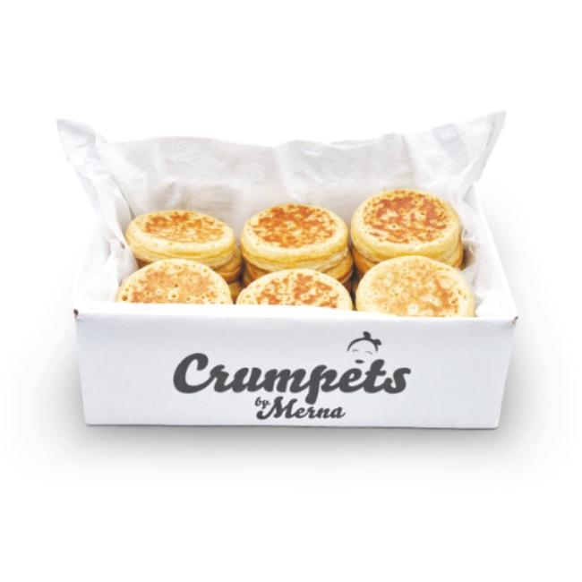 Traditional Crumpets (box of 30) – Crumpets by Merna